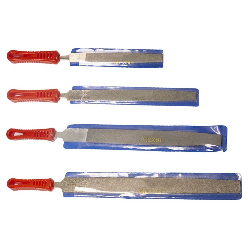 [Super] 6-12inch Diamond Needle Flat File 150 Grit Grinding Hand Files ...