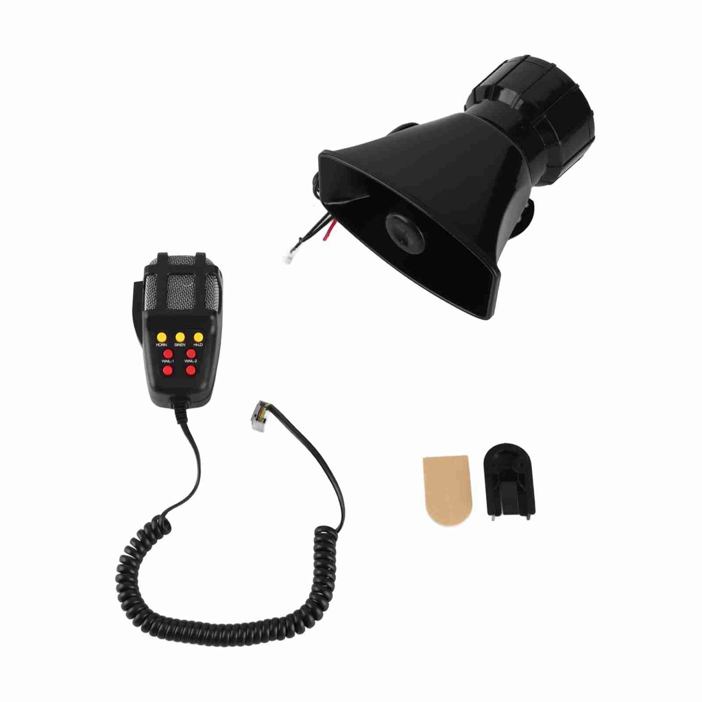Tone Sound Car Amplifier 12v Car Siren Mic Siren 12v 80w 200db 80 W Mic ...