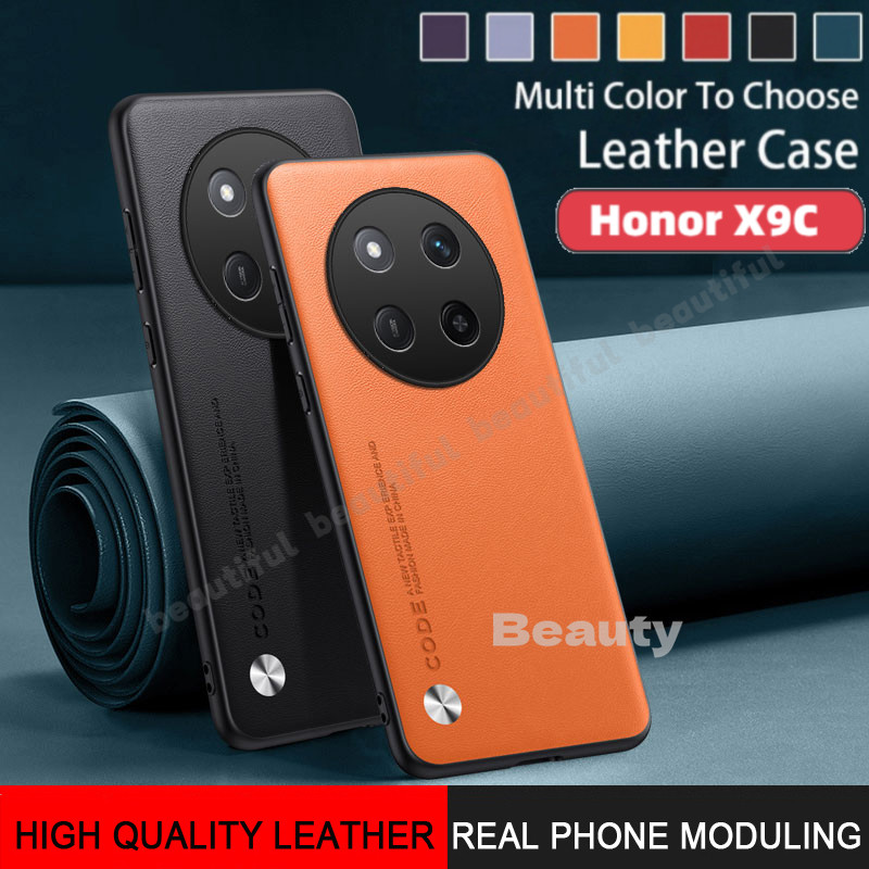 For Honor X9c Smart Case PU Leather Back Cover For Honor X9 C X9D X7D ...
