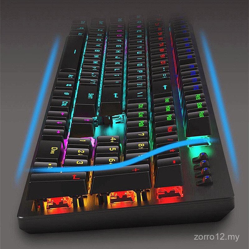 Hp GK100F Green Axis Mechanical Keyboard usb Interface Business Home ...