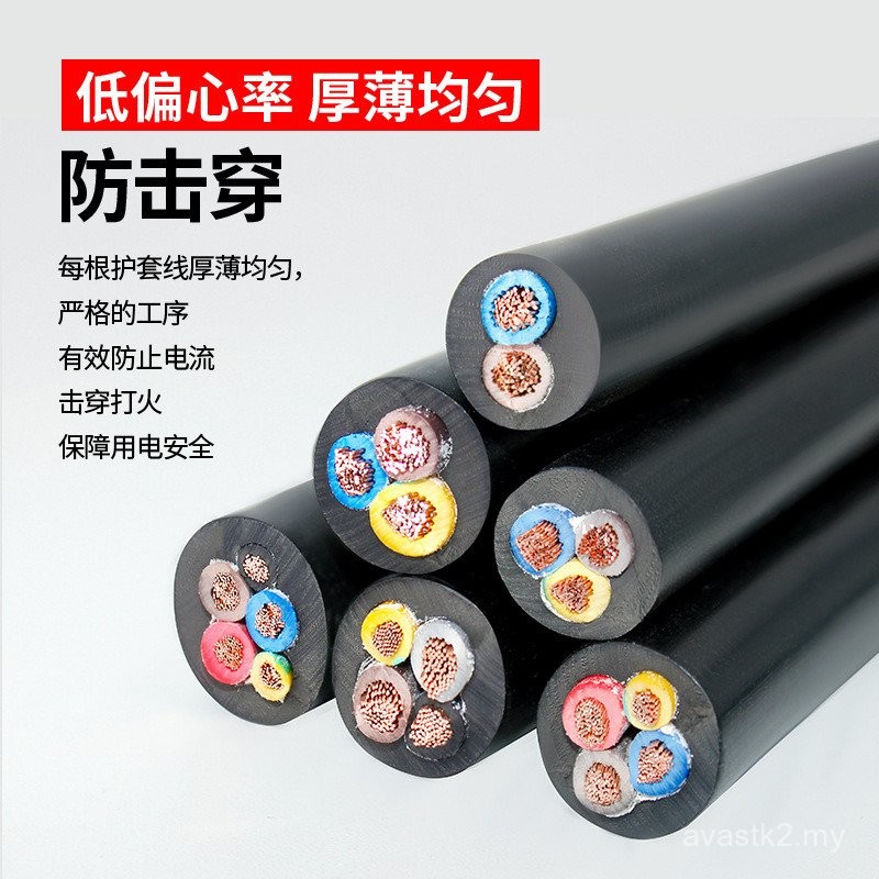 Standard kebangsaan wayar sarung RVV 2 teras ~ Kabel fleksibel tahan ...