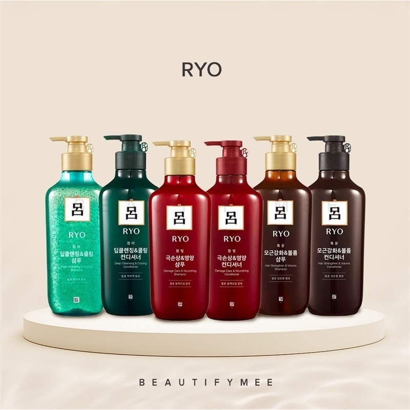 RYO Shampoo & Conditioner (Damage Care / Scalp Deep Cleansing Hair ...