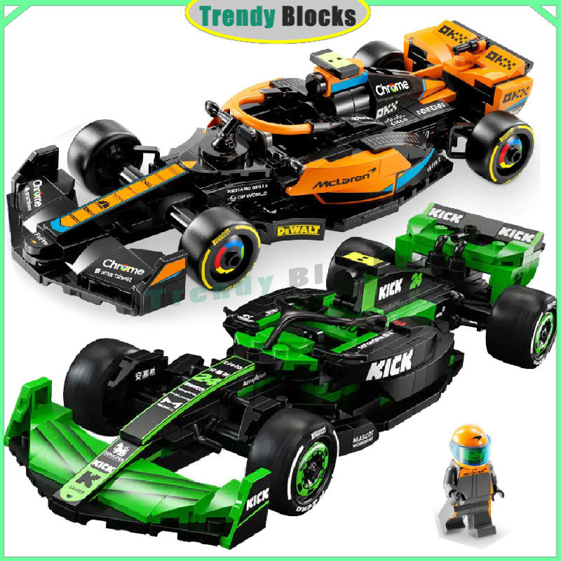 9 tyel Technical F1 Car Model Building Blocks 1:24 Super Sprots Vehicls ...