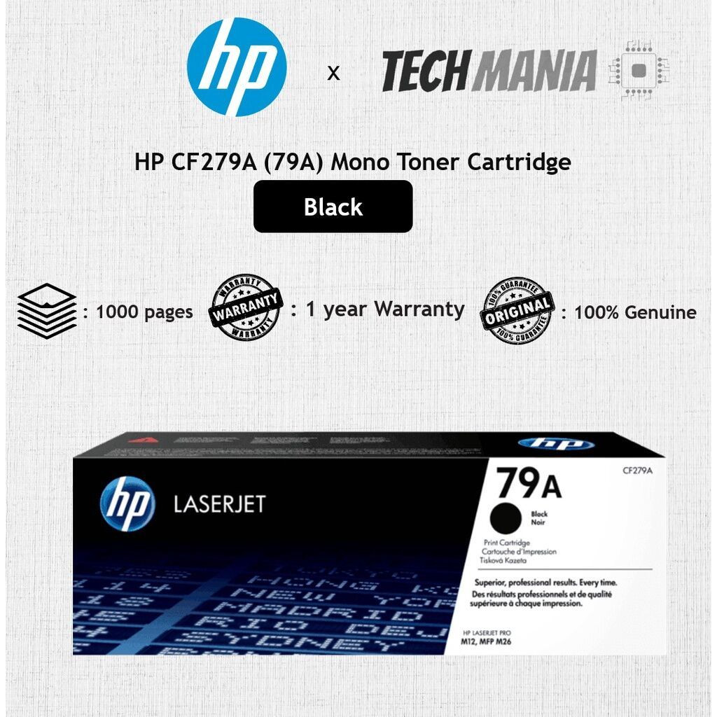 NEW STORE OFFER [100% ORIGINAL🔥] HP CF279A 79A LaserJet Toner Cartridge ...