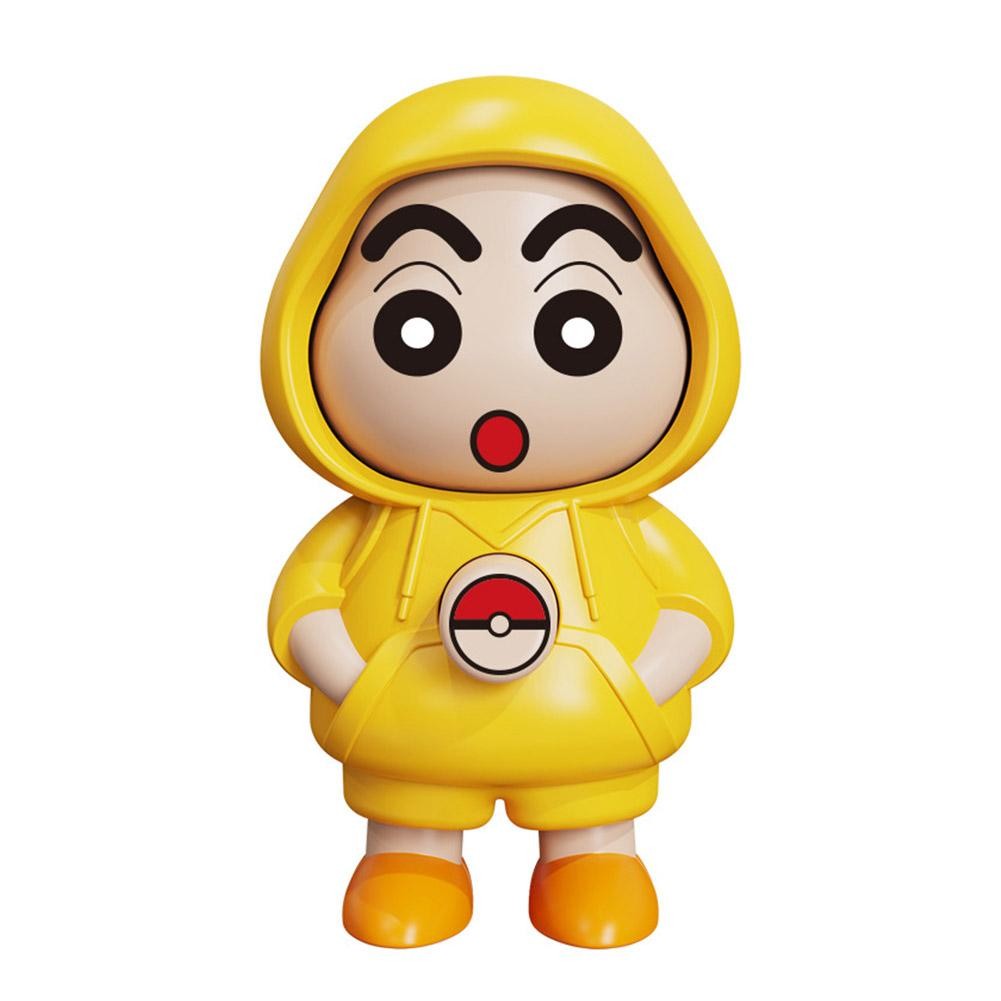 Crayon Shin-chan Face-changing Doll Keychain Toy Press To Change Face ...