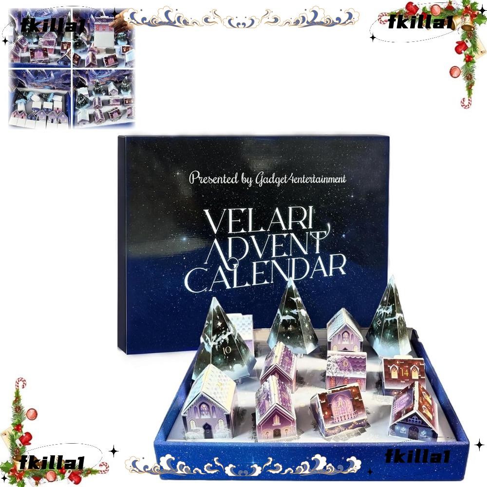 FKILA Advent Calendar 2024, Year Gifts With Jewels&Stationary& Gadgets ...