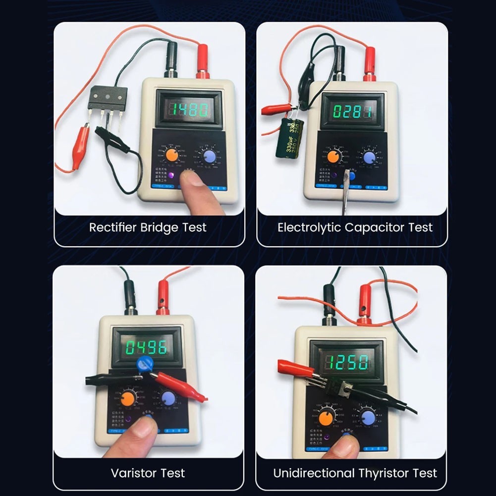 MOS Transistor Tester Insulation Voltage Test Motor Winding Test MOV ...