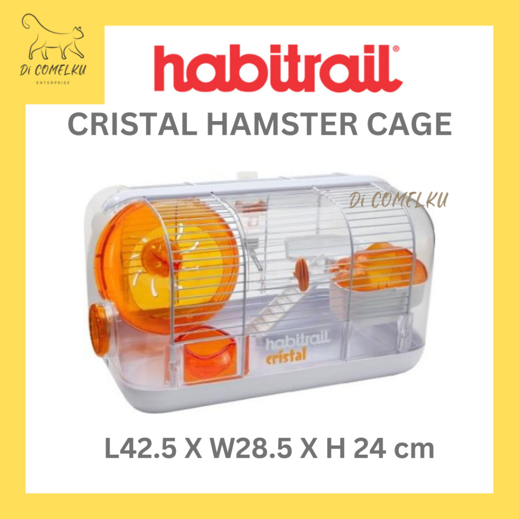 Habitrail Cristal / Retreat Hamster & Small Animal Cage / Sangkar Rumah ...