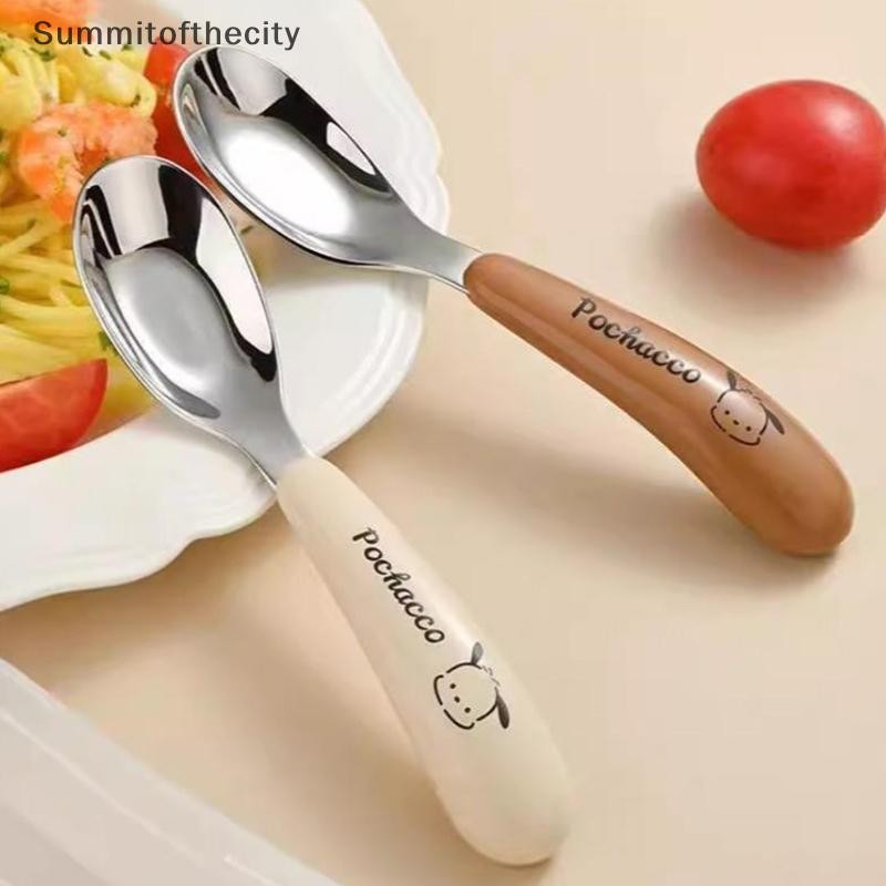 SUM Cartoon Sanrio Spoon Kawaii Household Fall Prevention 304 Stainless ...
