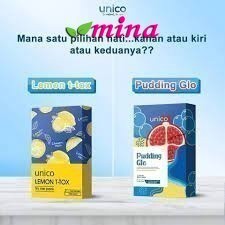 UNICO Lemon T-Tox Puding Glo 4s 10s Tea Tox Original T Tox Pudding ...