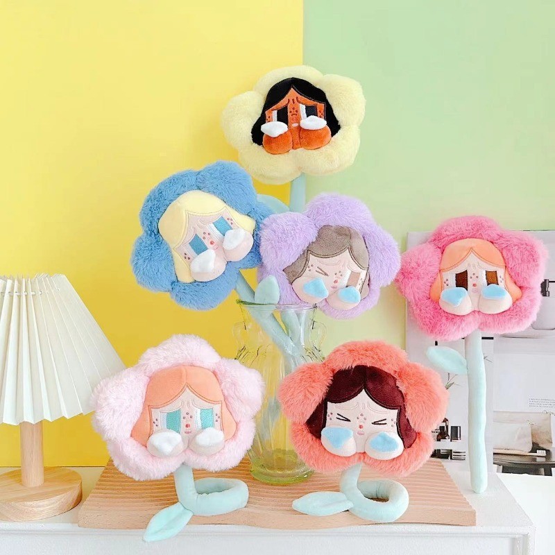2024 Blind Box Original Crybaby Sad Club Series-Plush Flower Crybaby ...