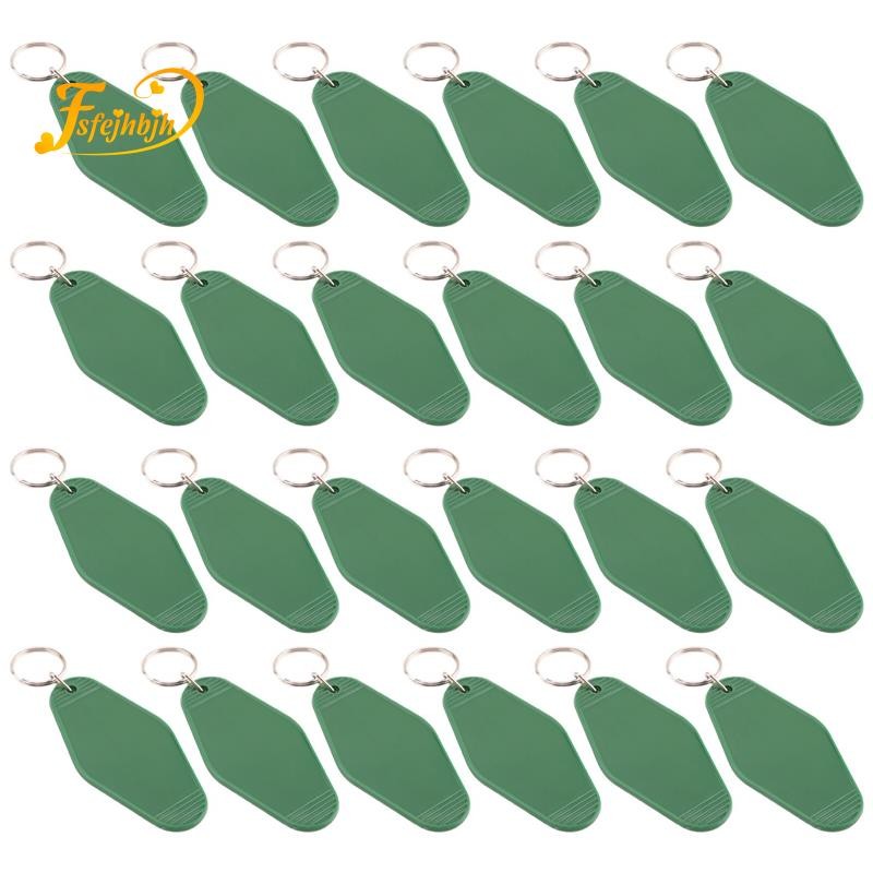 24 Pcs Vintage Motel Keychain DIY Blank Hotel Keychains Bulk ...