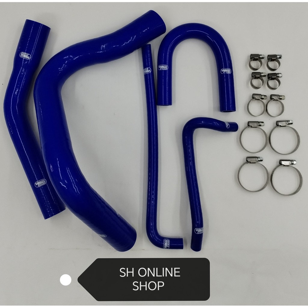 Radiator Hose Set (Samco Silicone) with Hose Clip for Proton Waja Old 1 ...
