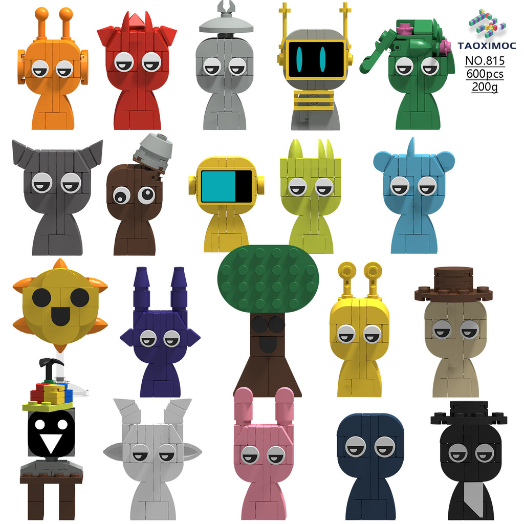 Sprunki MOC Incredi box Sprunki Rhythm Box Building Blocks Children ...