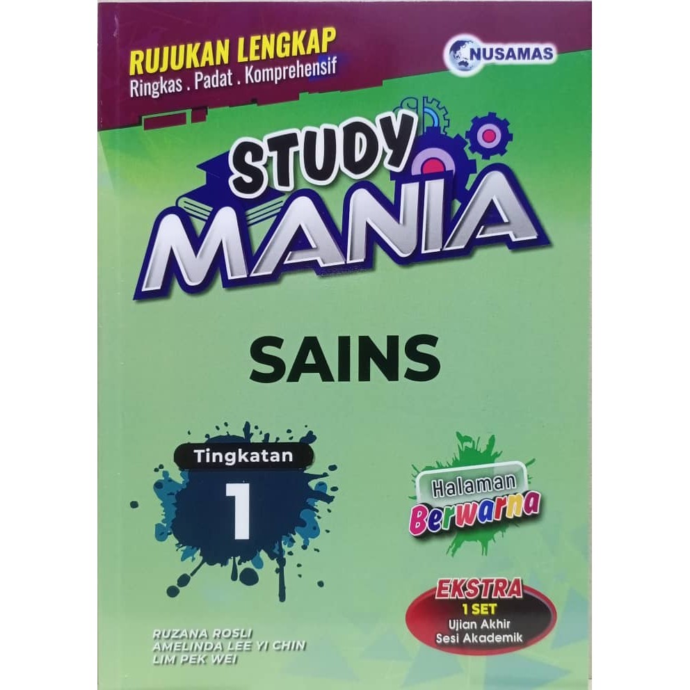 RUJUKAN LENGKAP STUDY MANIA SAINS TINGKATAN 1 KSSM (NUSAMAS) 2025 ...