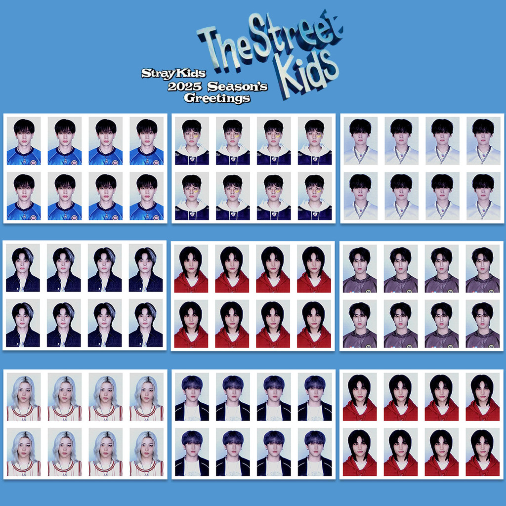 KPOP STRAY KIDS ID PHOTO ID Photo Identity Card Photocards School HD ...