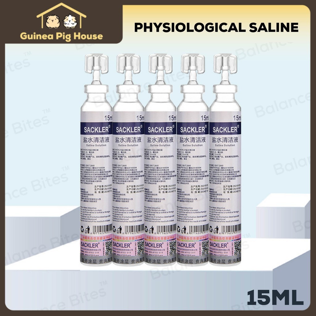 Physiological Saline Solution Gentle Saline Cleanser for Pets (Mild ...