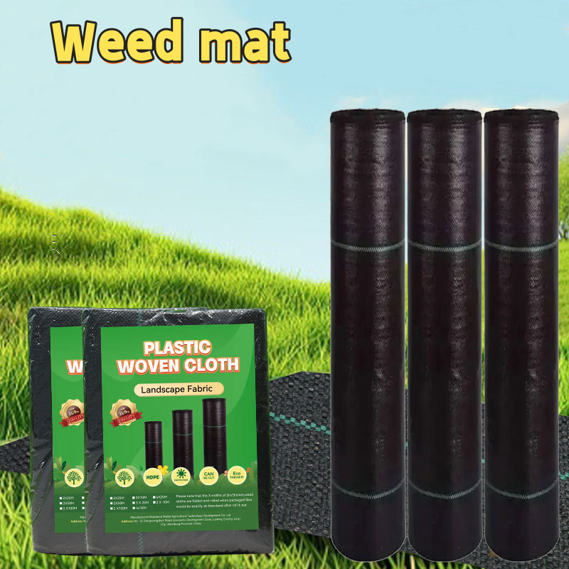 Weedmat Plastik Weed Barrier Gardening Weed Control Mat 防草布 Penutup ...