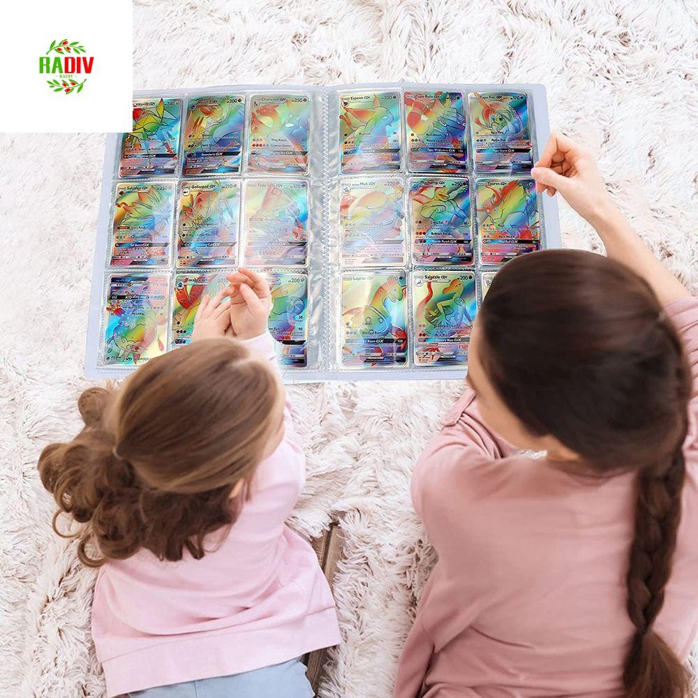 RADIV Pokemon Cards Album Christmas Gift Kid Kawaii Charizard Card Book ...