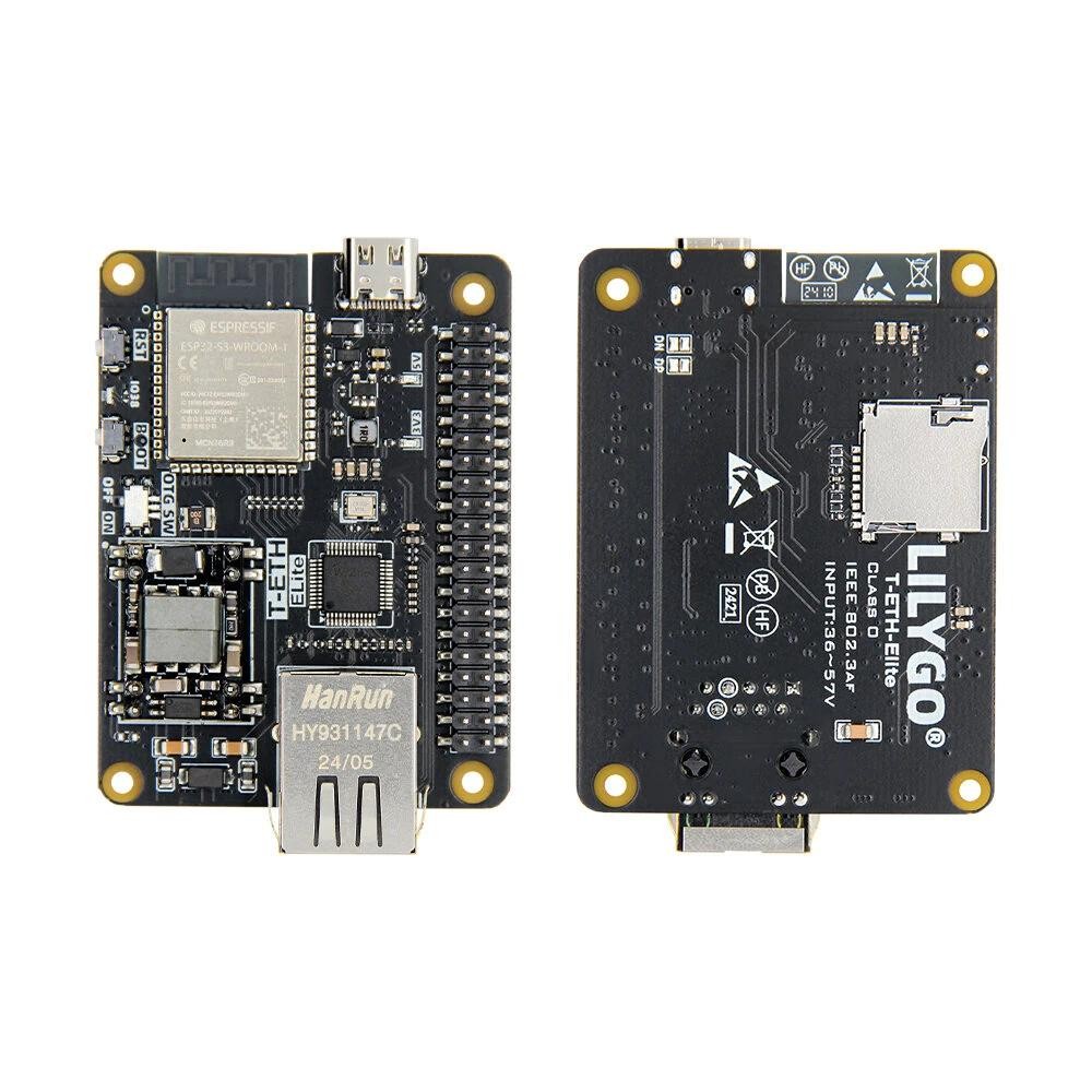 LILYGO T-ETH-ELite ESP32-S3 Ethernet Development Board W5500 Module Scalable T-SX1302 LoRa ...