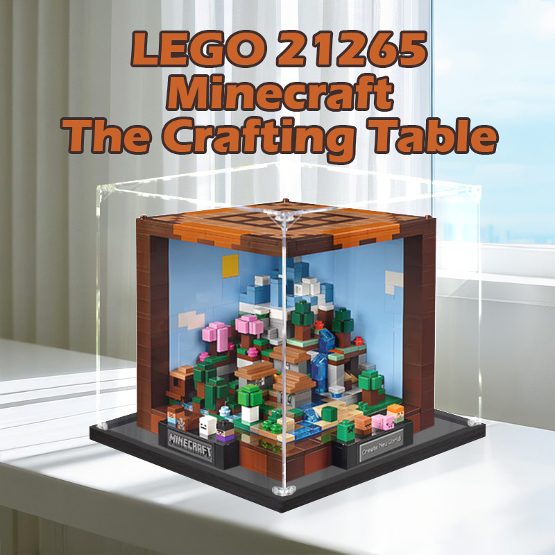 Lego Transparent Acrylic Display Box For Lego 21265 Minecraft The ...