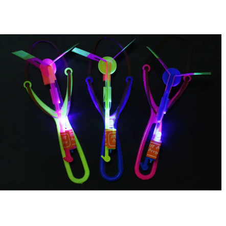 Flying Arrow Rocket Flying Rotating Rocket Helicopter Flash Led Light ...