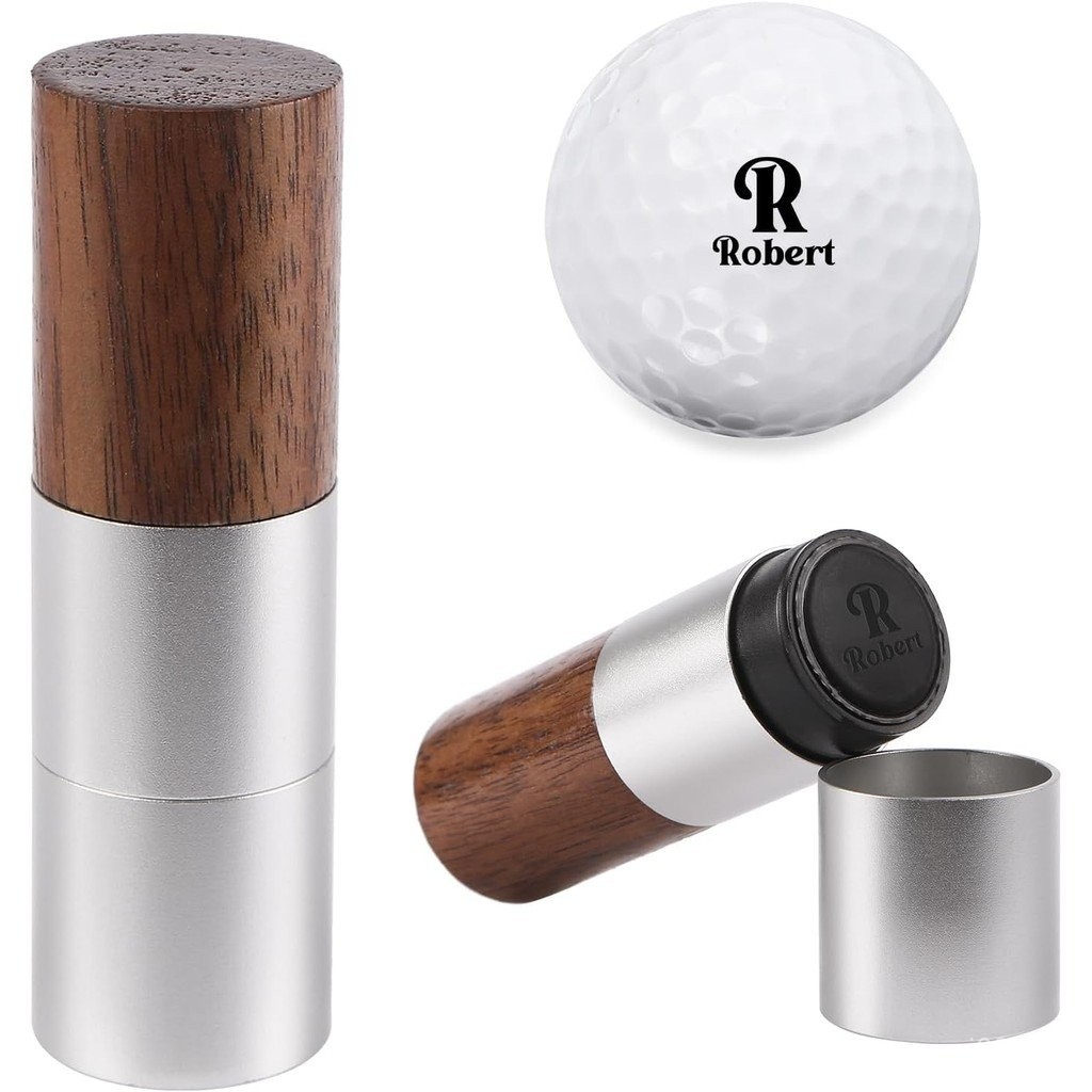 Custom Golf Ball Stamp-tanda mudah bola Golf menandakan hadiah untuk ...
