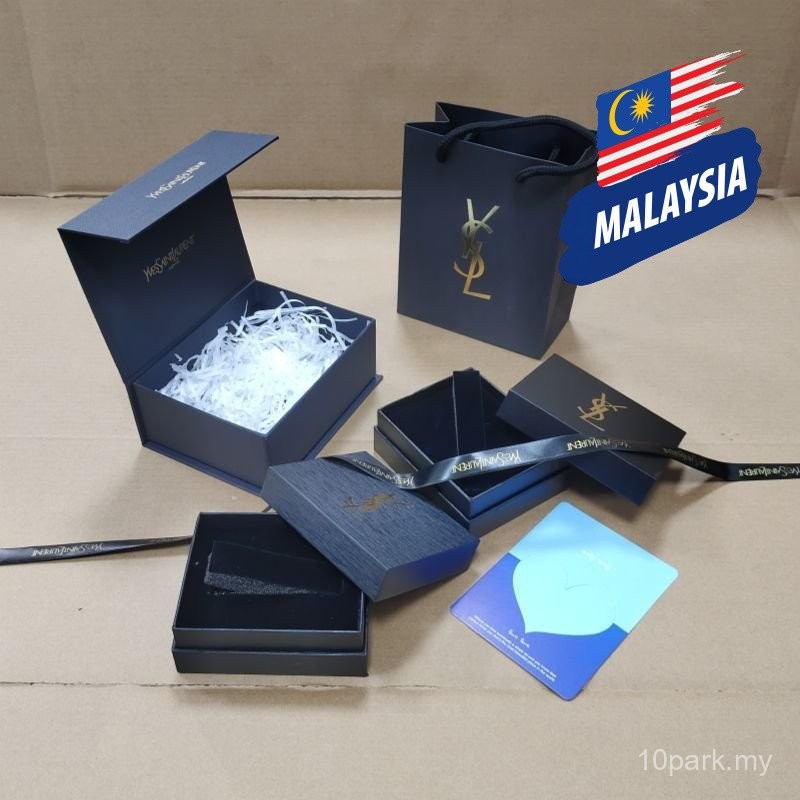 [Ready Stock 24h] New Style Original YSL Gift Box Gift Bag Packaging ...