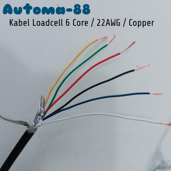 Md99 6C x 22AWG Load cell Cable 22 AWG Braid Shield Loadcell contains 6 ...