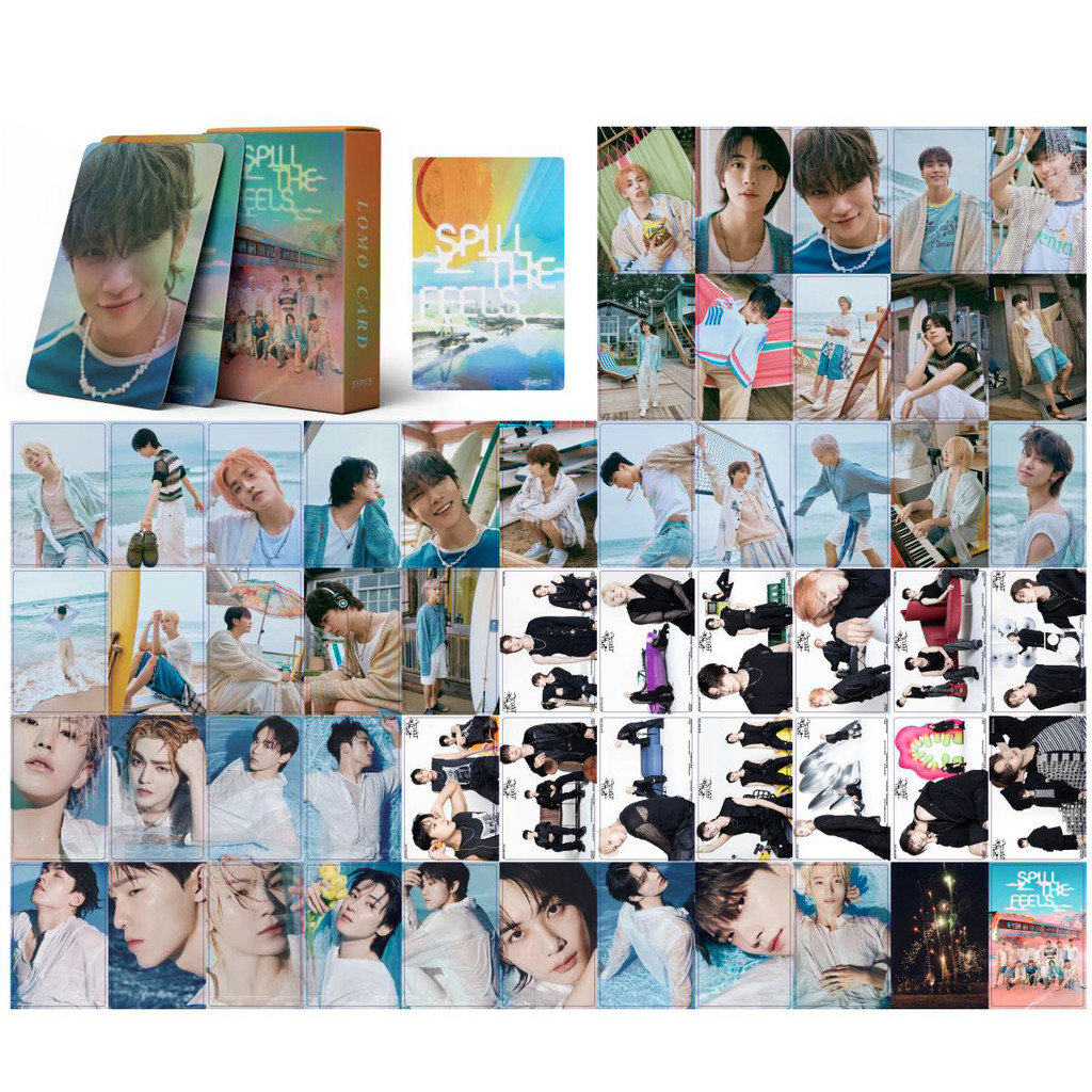 50-124pcs SEVENTEEN Holographic Laser LOMO Cards SPILL THE FEELS Joshua S.Coups Hoshi Mingyu ...