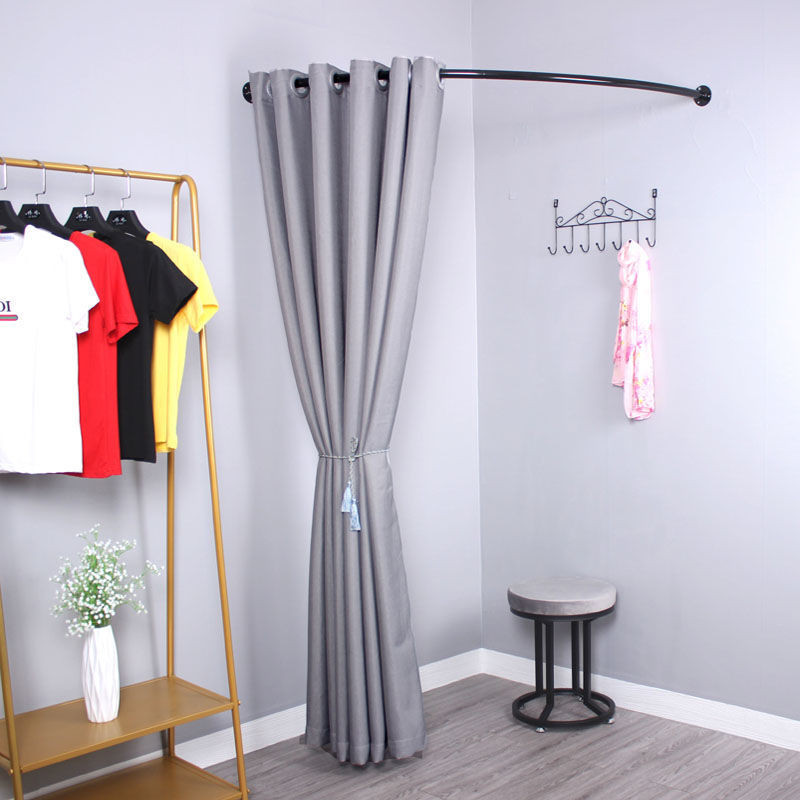 Fitting Room Shopping Mall Simple Removable Dressing Room Curtain ...