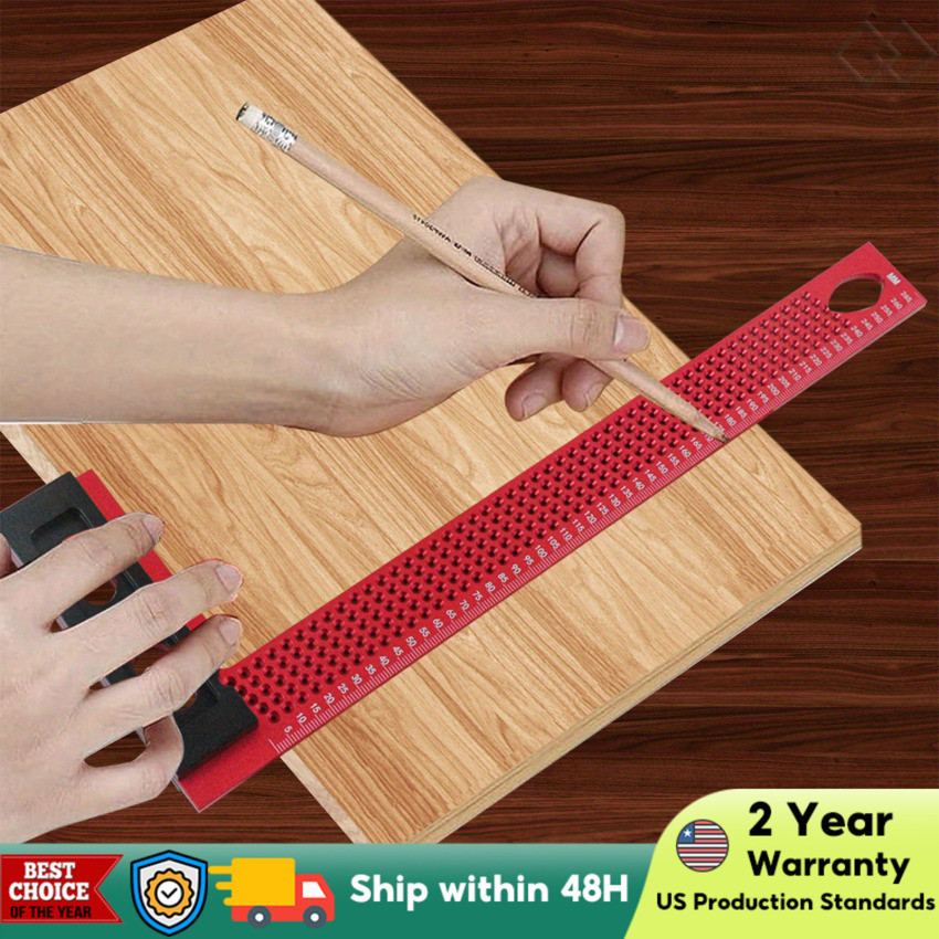 200mm/300mm Precision Scriber,Aluminum Framing Miter Square,Measuring ...