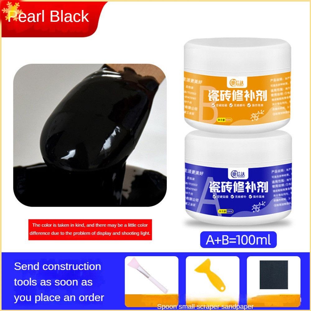 50g A+B GLUE Ceramic Fix Paste Porcelain Repair Kit For Crack Chip ...