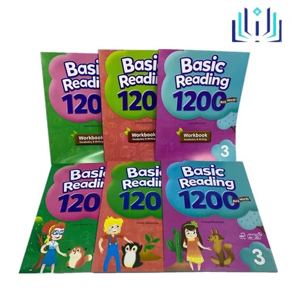 English Original “Basic Reading 1200 Key Words Level 1/2/3 ” Primary ...