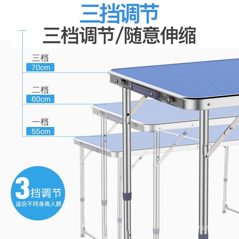 Night Market Stall Table Simple Rental House Installation-Free Folding ...
