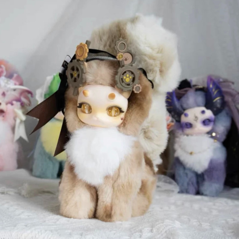 [100% Genuine] Tutulong V2 Cat Dragon Fantasy Biological Magic Academy Series Vinyl Plush Dolls ...