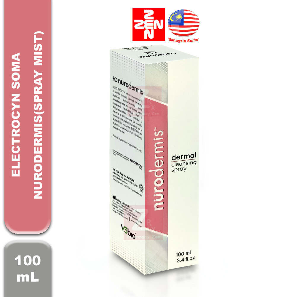 Electrocyn Soma Nurodermis 100ml hypochlorous HOCL Facial (SPRAY MIST ...
