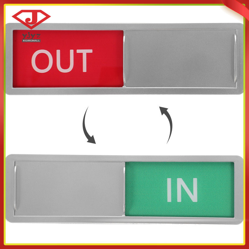 Office Sign Signage Slider Door Conference Room Status Switch Signs in ...