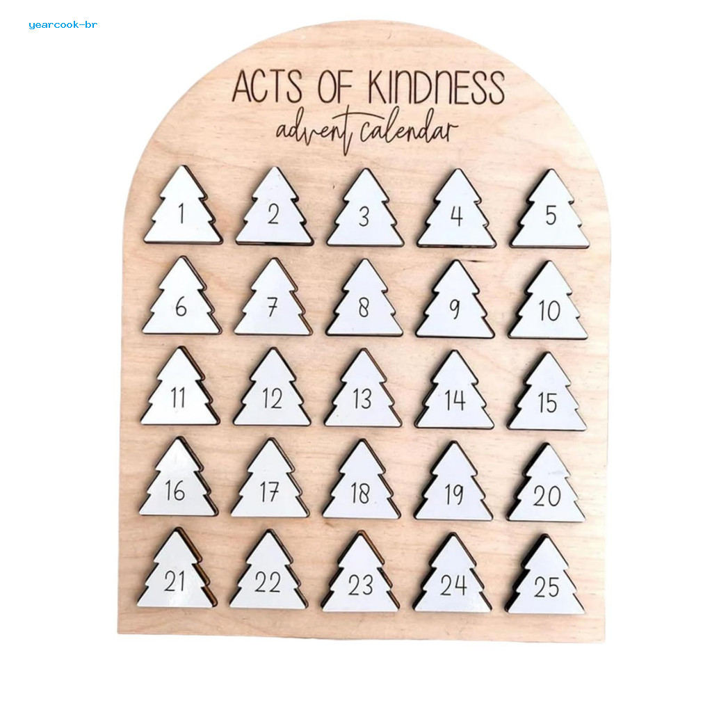 YA Good Deeds Advent Calendar Holiday Decor Advent Calendar Wooden ...