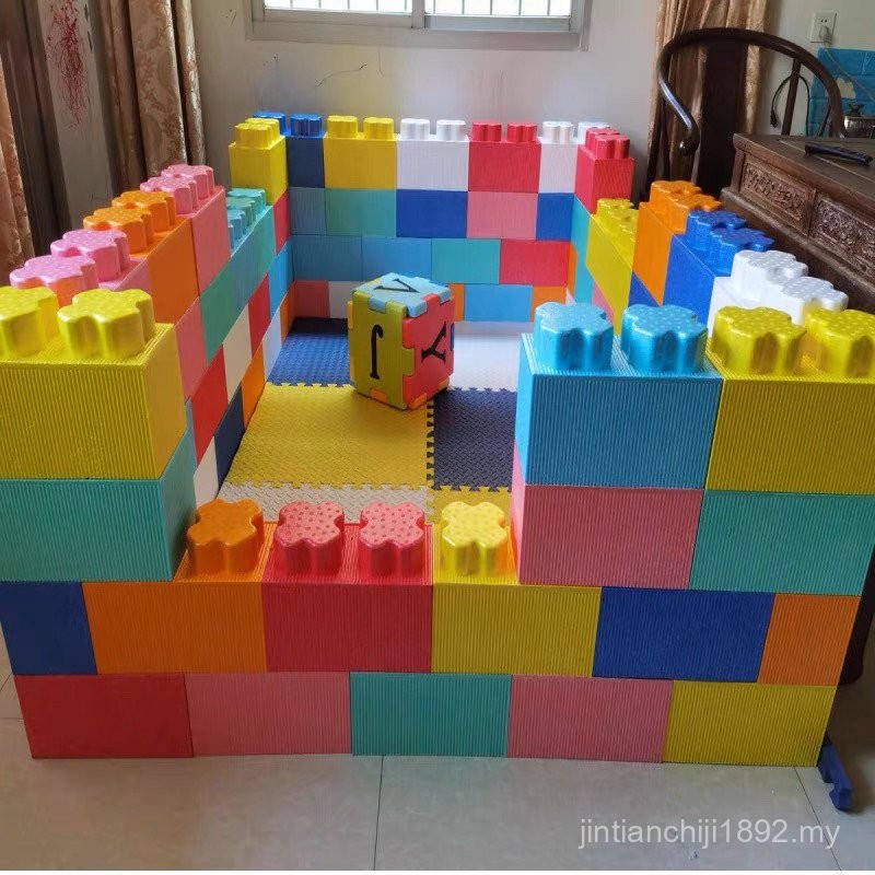 Children Large Size epp Foam Brick Building Block Fence Ball Pool Toy ...