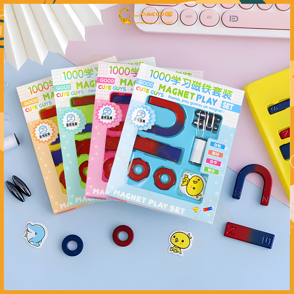 LAKOE Magnetic Stick U shape Magnetic Set Kids Magnetic Toys Child ...