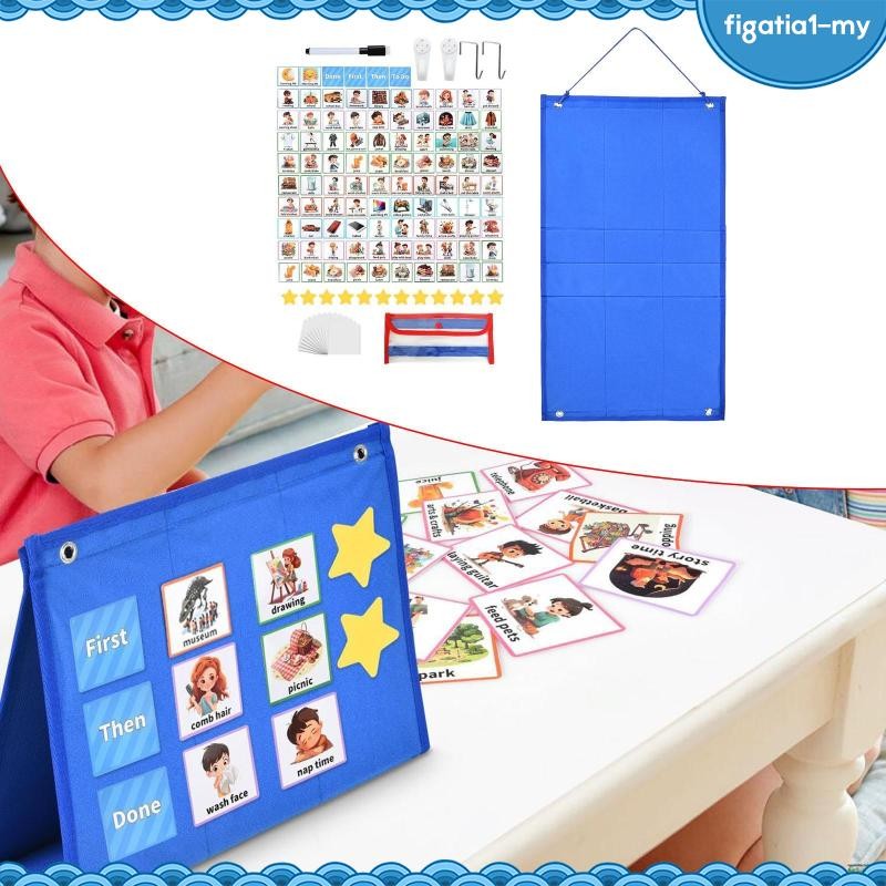 [figatia1] Kids Visual Schedule Routine Chore Chart for Activity ...