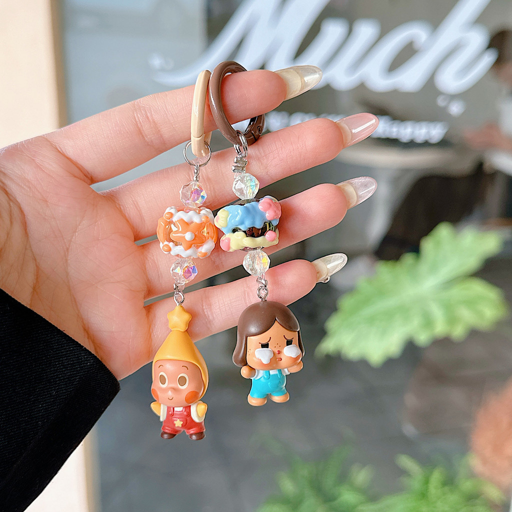 Genuine Pop Mart Cute Grain Labubu Small Lift SP Bag Pendant Crying ...