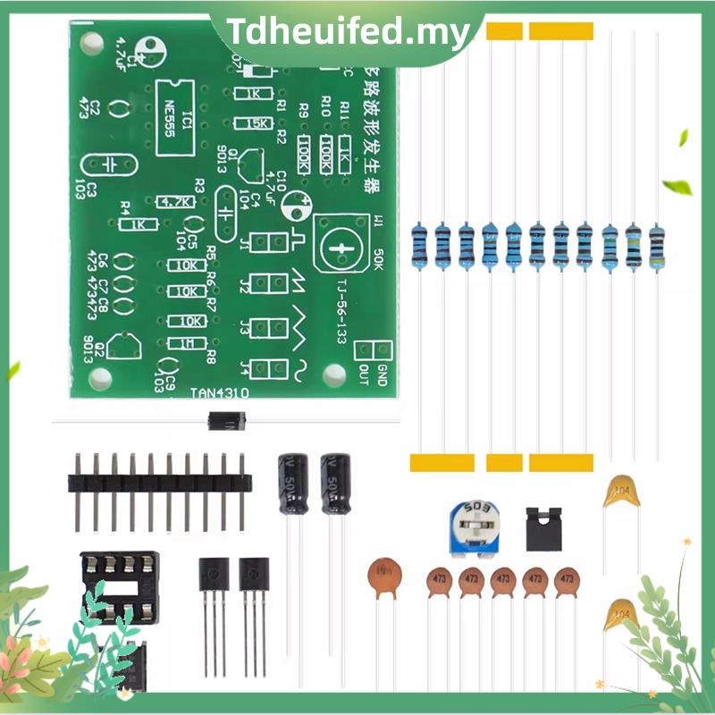 Sine Triangle Square Wave NE555 Multi-Channel Waveform Generator Module ...