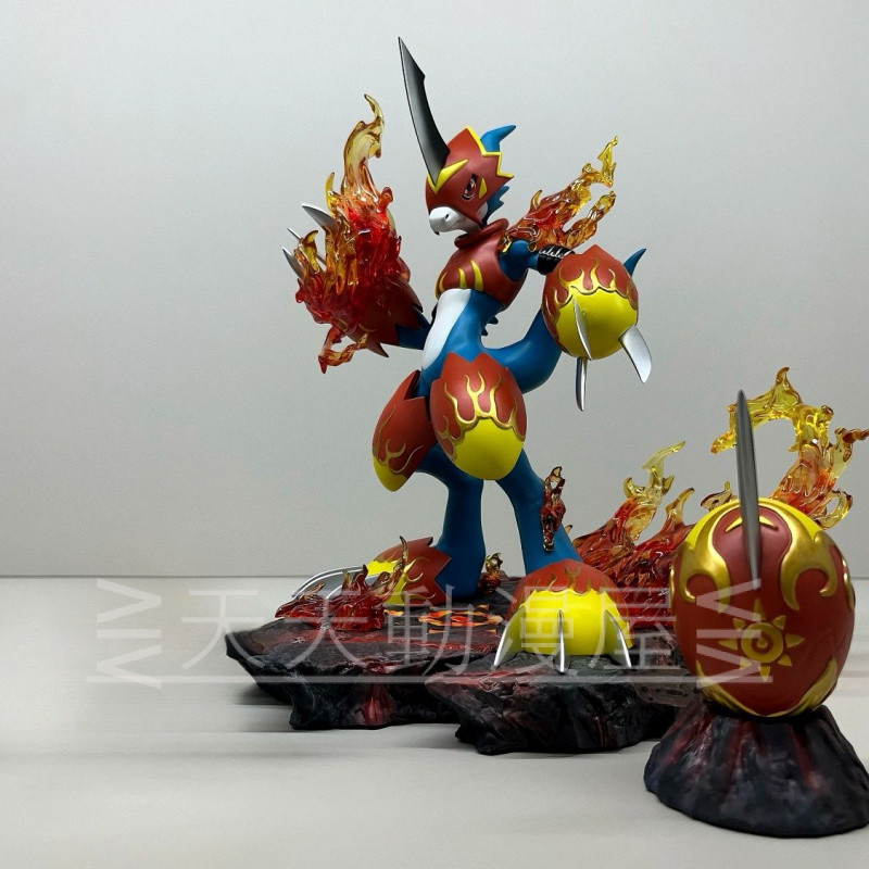 Free Shipping Digimon Model Flame Beast V Beast Armored Evolution ...