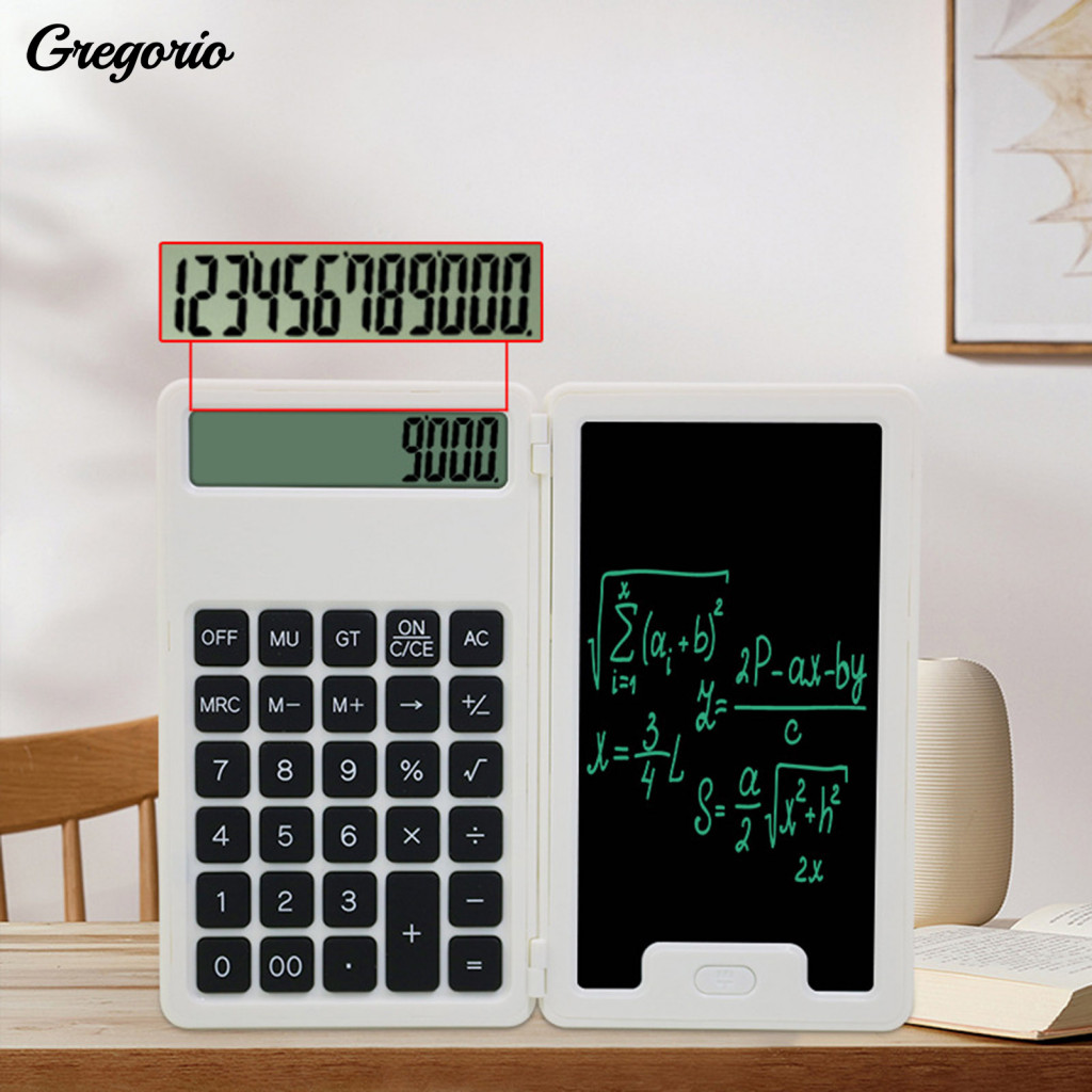 GRH- Calculator Writing Pad Digital Writing Tablet Display Rechargeable ...