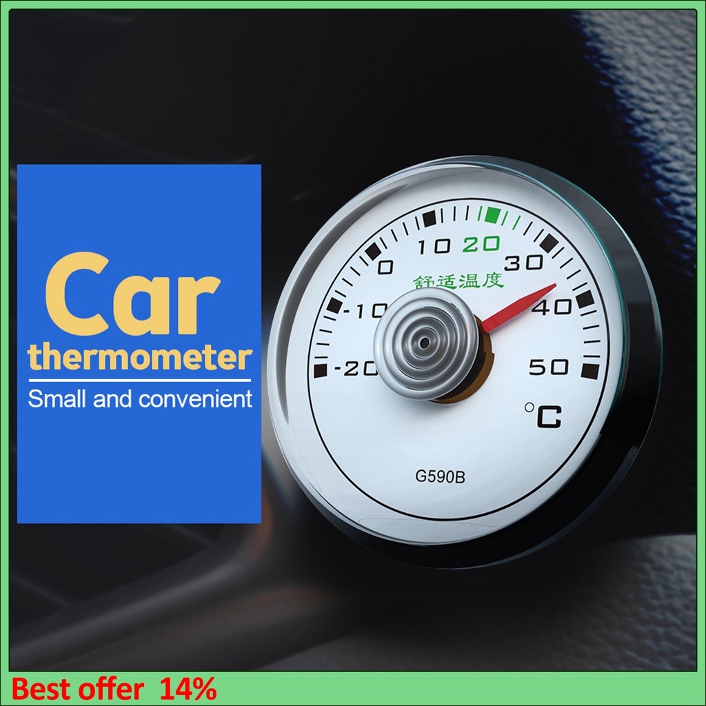 Mini Stick on Indoor Outdoor Dial Thermometer Mini Indoor Thermometer ...