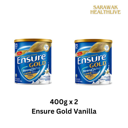 Abbott Ensure Gold Vanilla 400g x 2 Expiry : 30 June 2025 | Shopee Malaysia