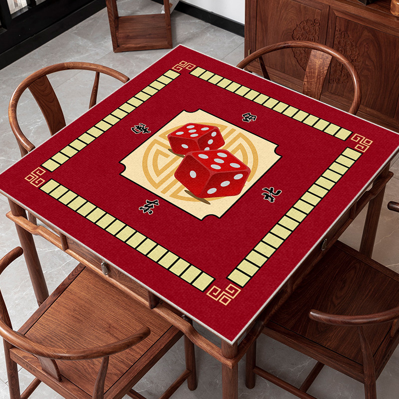 Mahjong Table Mat Chess Room Playing Card Mahjong Cloth Thickened Anti ...