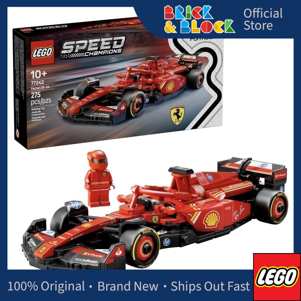 LEGO 77242 Ferrari SF-24 F1® Race Car | LEGO Speed Champions | Kereta ...